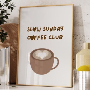 Coffee Chart Kitchen Wall Art Espresso Lover Print Sassy Coffee Decor ...