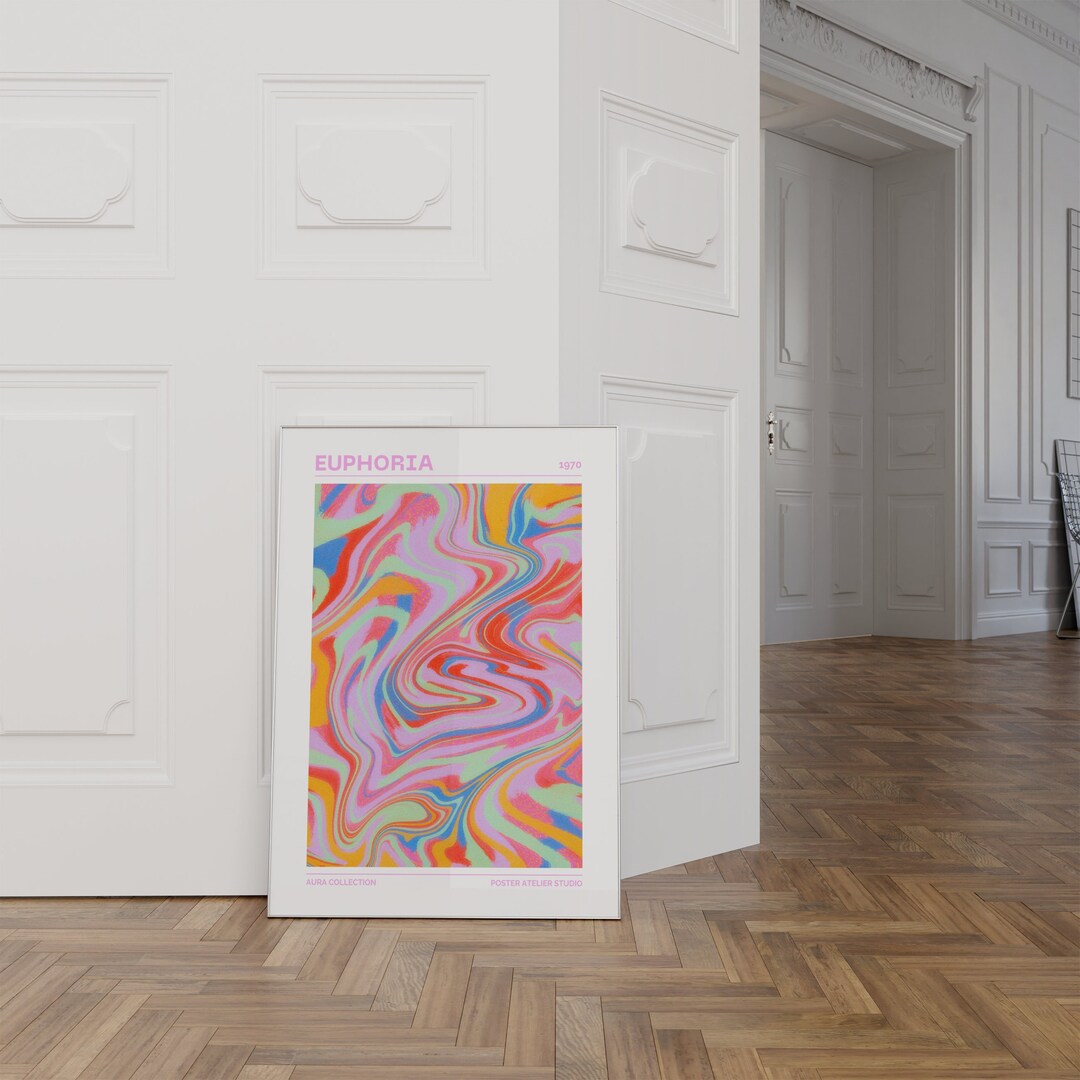 Dopamine Decor Colorful Gradient Spiritual Aura Poster Spiritual Gift ...