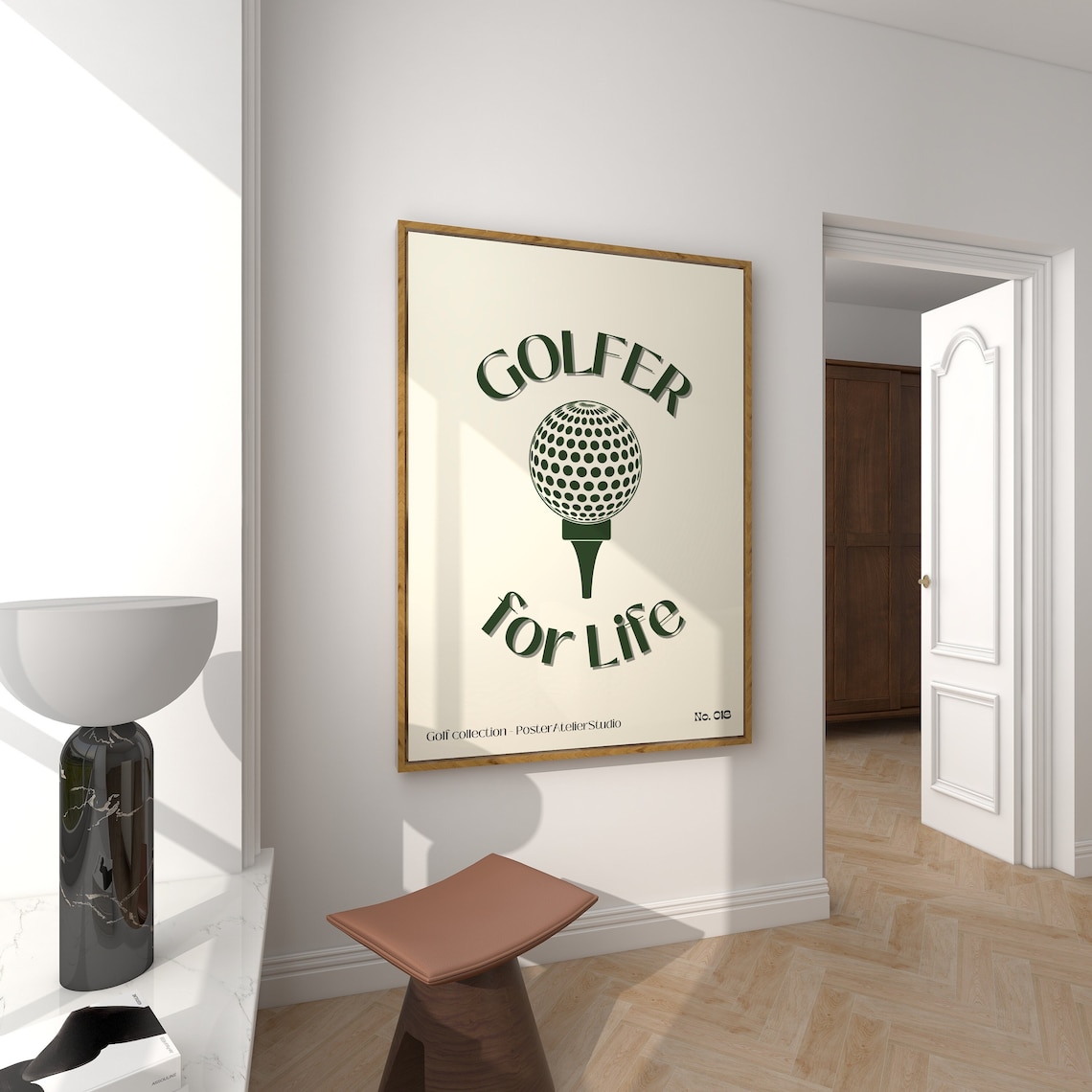 Golf Poster Golfer Poster Gift for Golfer Series Vintage Poster Vintage ...