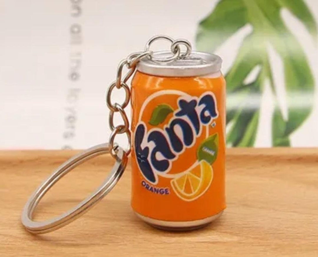 Fanta Keychain, Can Keychain, Soda Keychain, Pop Keychain, Fun Keychain ...