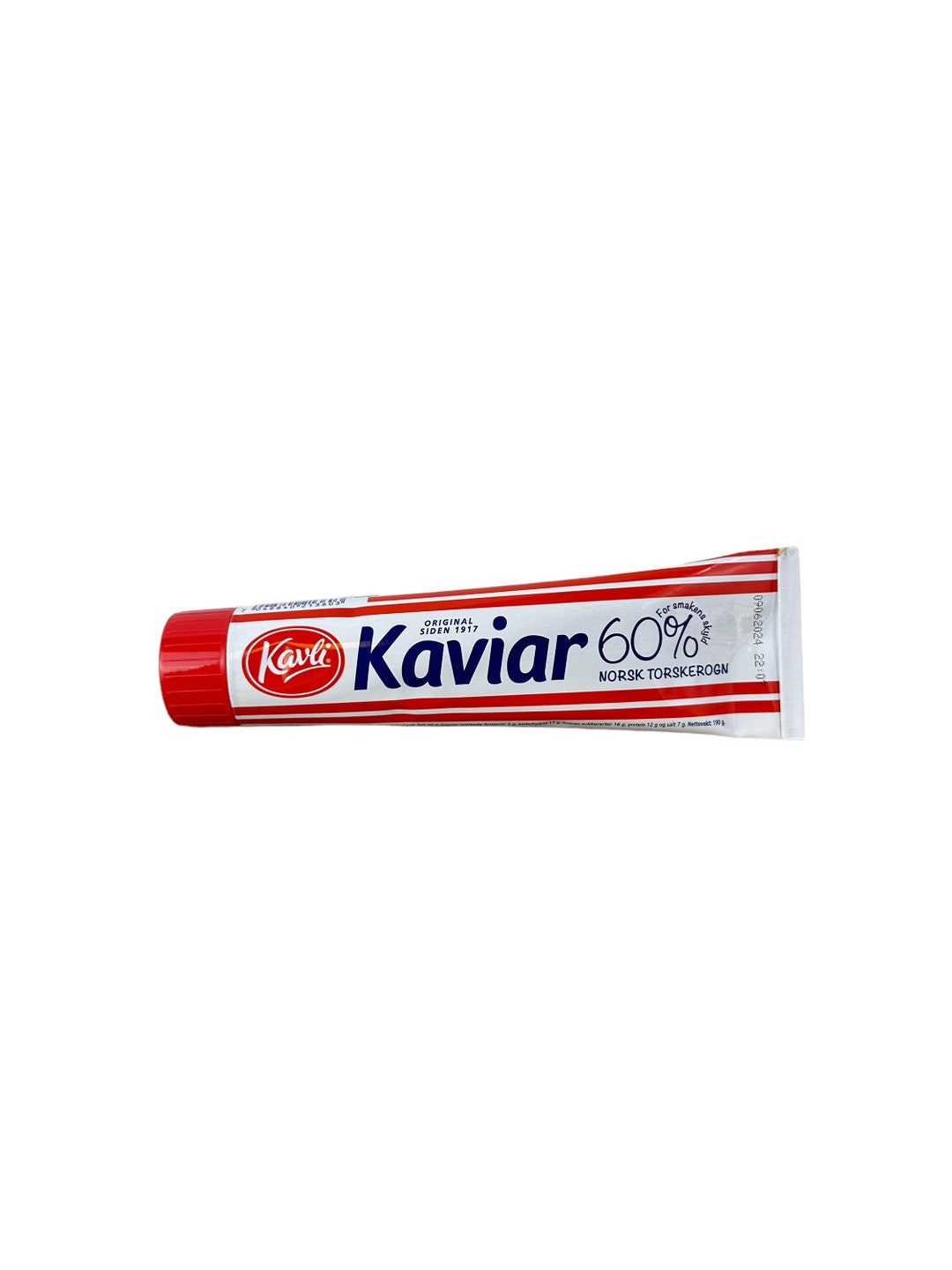 Classic Kavli Kaviar Norwegian Cod Roe in a Tube Perfect for Eggs and ...