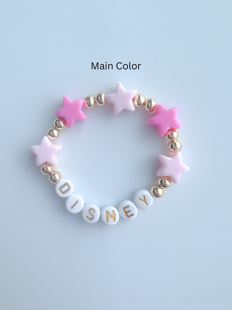 Disney Inspired Bracelet Gold Beaded Bracelets Disney Trip Gifts Girls Trip Best Friend ...