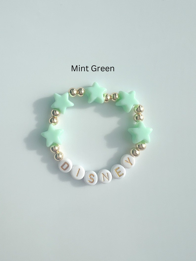 Disney Inspired Bracelet Gold Beaded Bracelets Disney Trip Gifts Girls Trip Best Friend ...