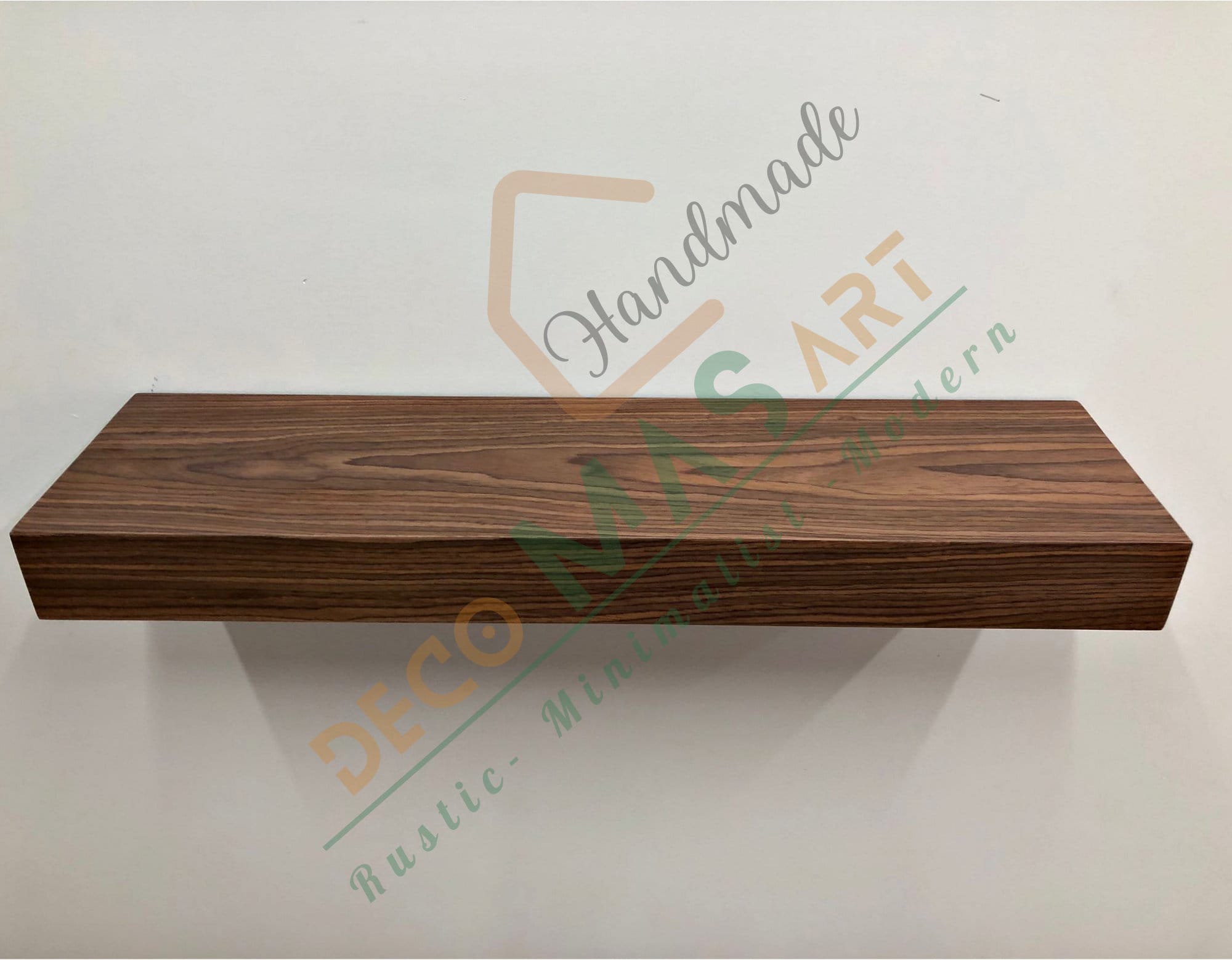 Zwevende plank op maat Houten Walnoot Tv-meubel Met Verborgen Laden ...