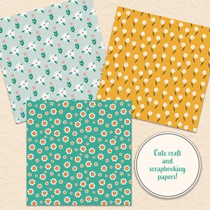 Floral Digital Seamless Patterns - Etsy
