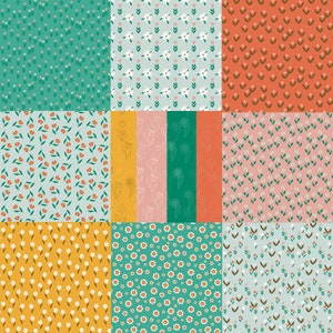 Floral Digital Seamless Patterns - Etsy