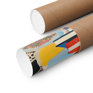 Vintage Matte Oil Painting Poster, Printed Oil Painting Art Poster ...