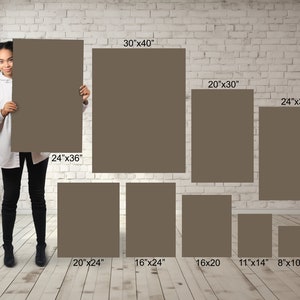 Vintage Matte Oil Painting Poster, Printed Oil Painting Art Poster ...