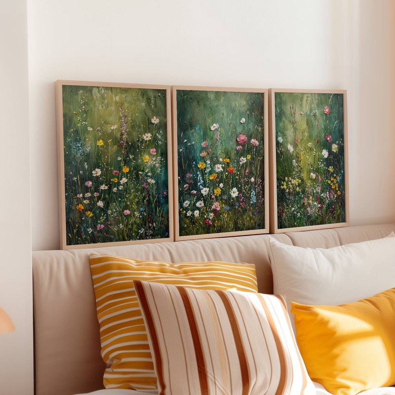 Triptych Canvas - Etsy