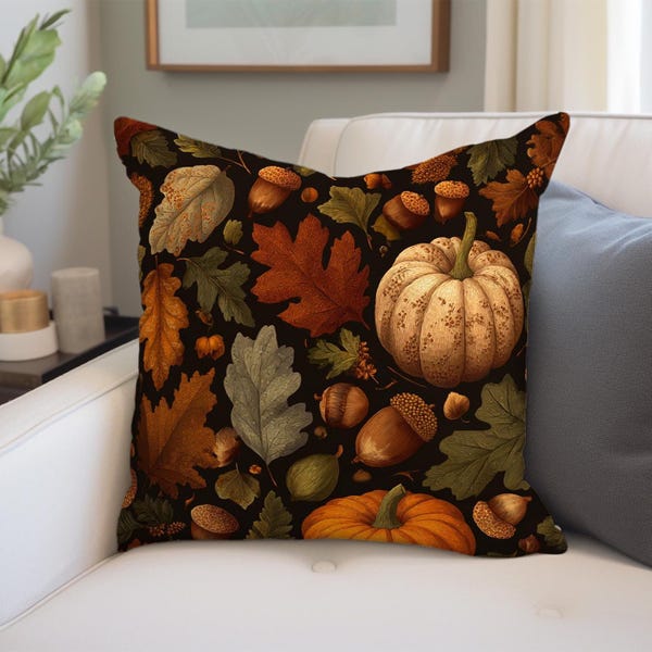 Fall Leaf Throw Pillows - Etsy
