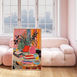 Vintage Matte Oil Painting Poster, Printed Oil Painting Art Poster ...