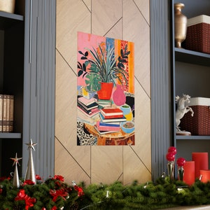 Vintage Matte Oil Painting Poster, Printed Oil Painting Art Poster ...