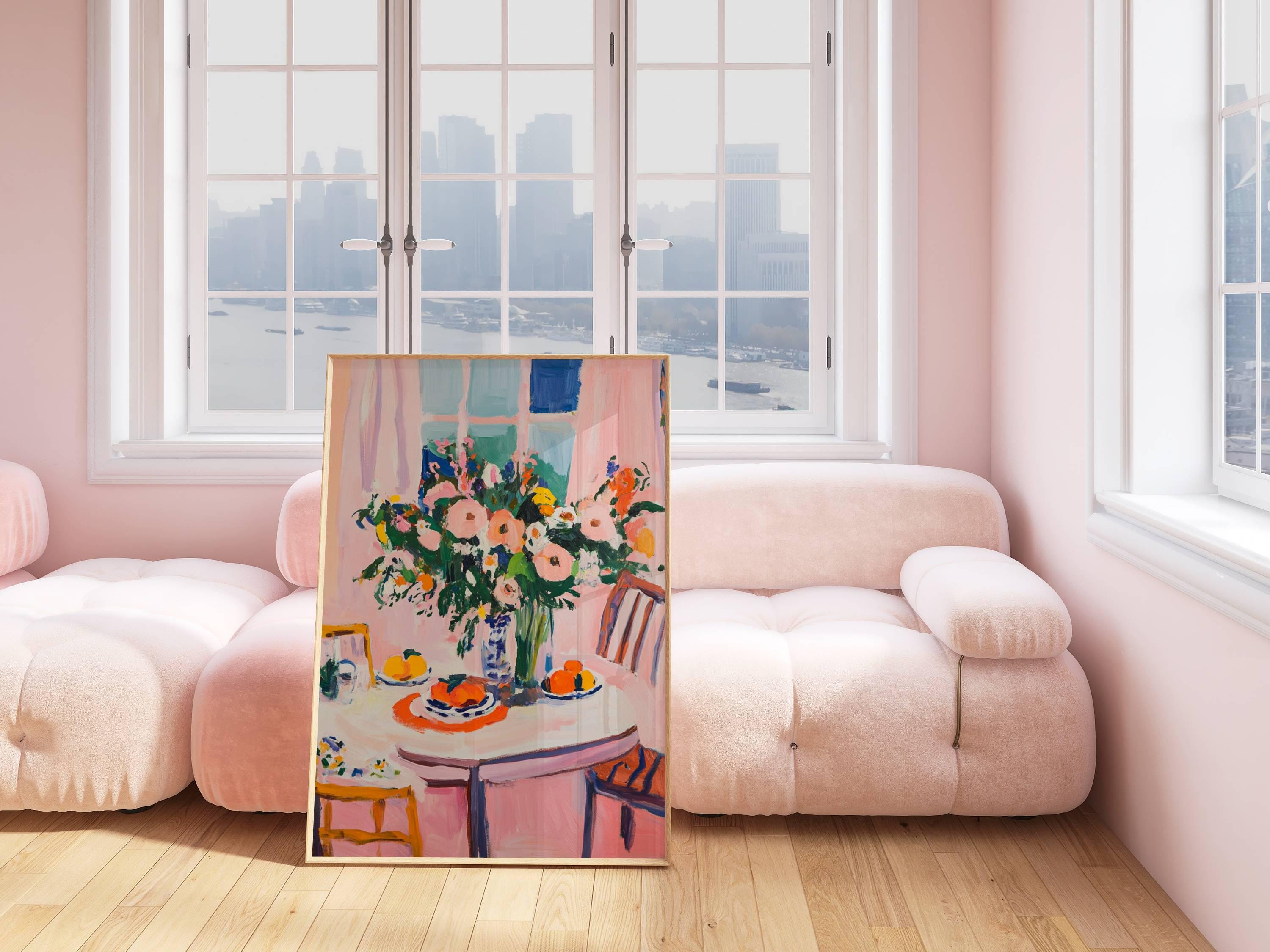 Henri Matisse Inspired Still Life Art Print - Colorful Fauvist Floral ...