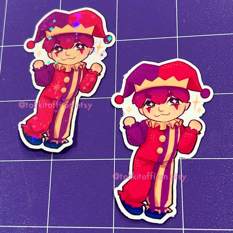 FINAL RESTOCK | Tomodachi Life Hugh Morris Sticker | Holographic Glossy ...