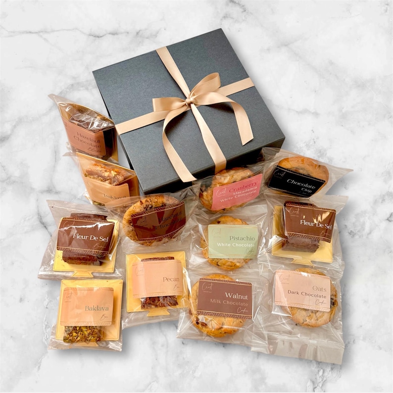 Gourmet Cookie and Brownie Gift Box | Artisan Dessert Assortment ...