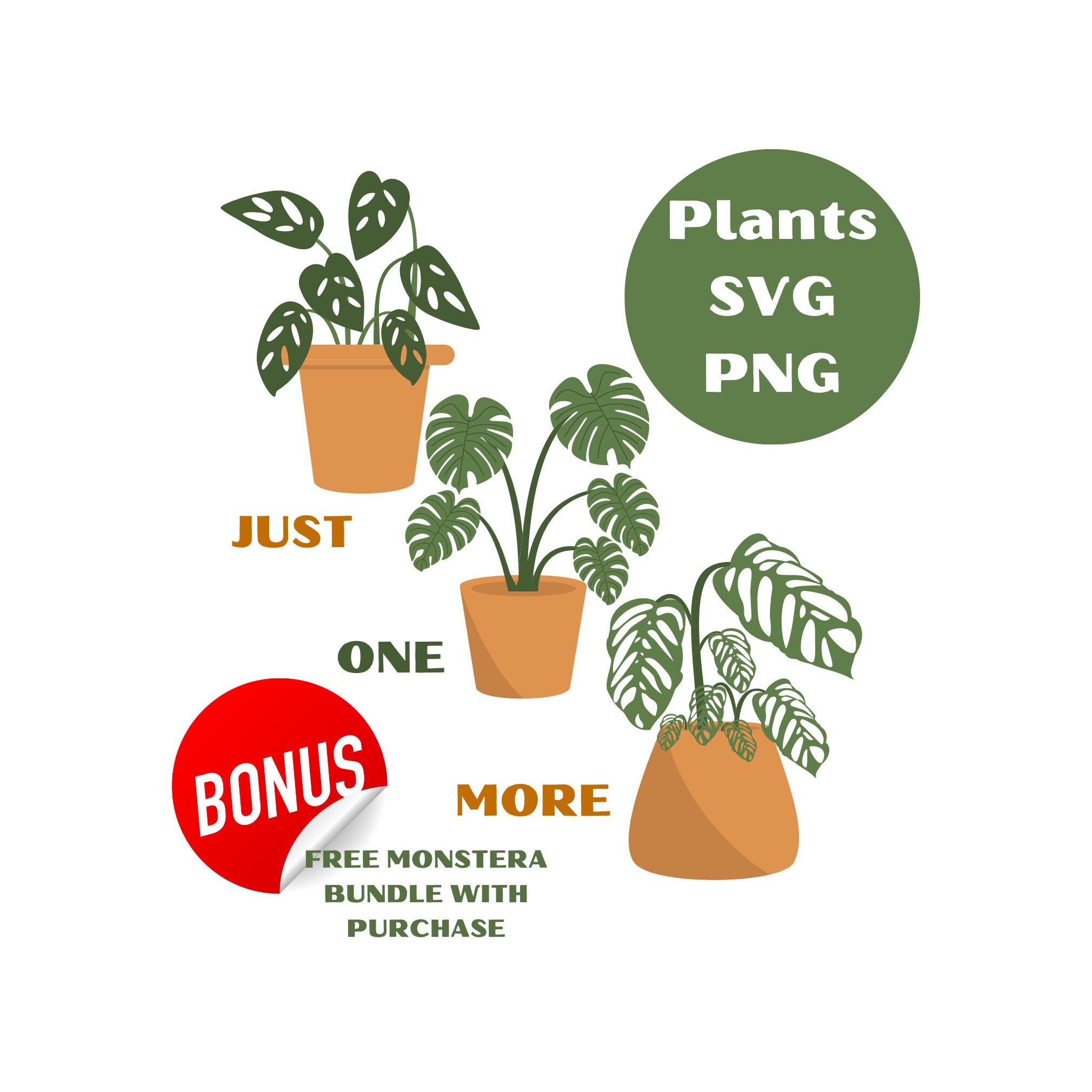 Plant Graphics SVG Files, Monstera SVG, Plant Quote Svg, Plant Lover ...