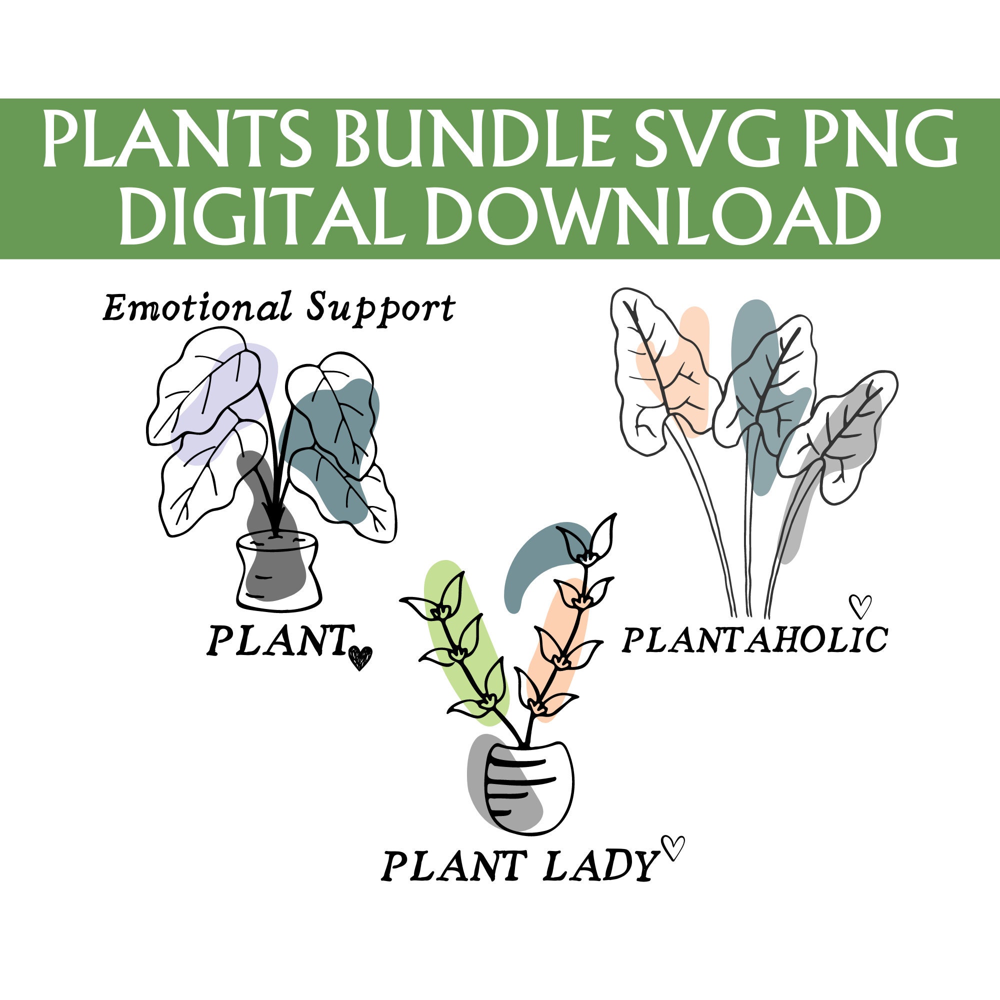 Plants SVG File, Plants Bundle SVG, Plants Png, Plant Lover Svg, Plant ...