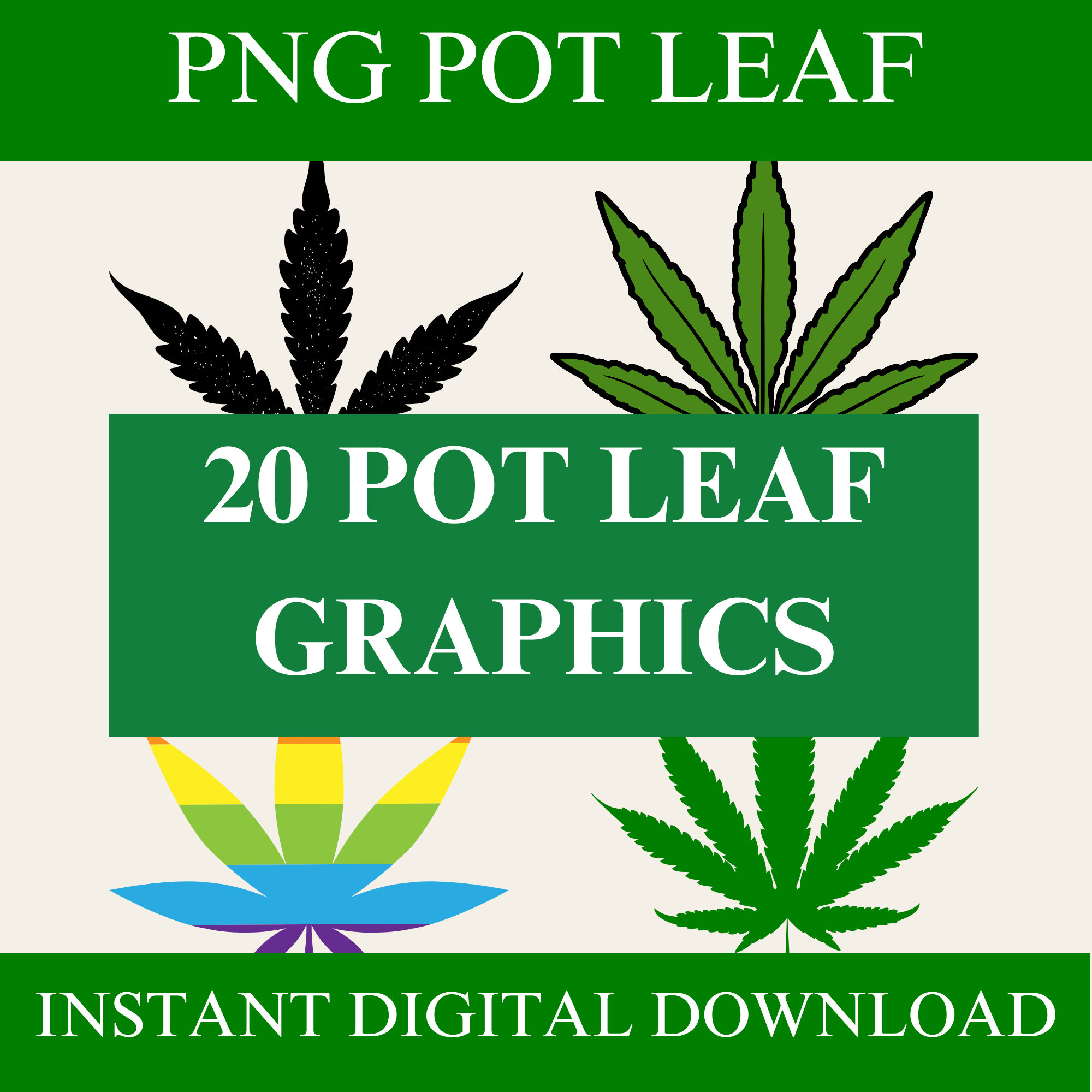 Weed Bundle, Pot Leaf Bundle SVG, Marijuana Leaf Svg, Weed PNG, Rasta ...