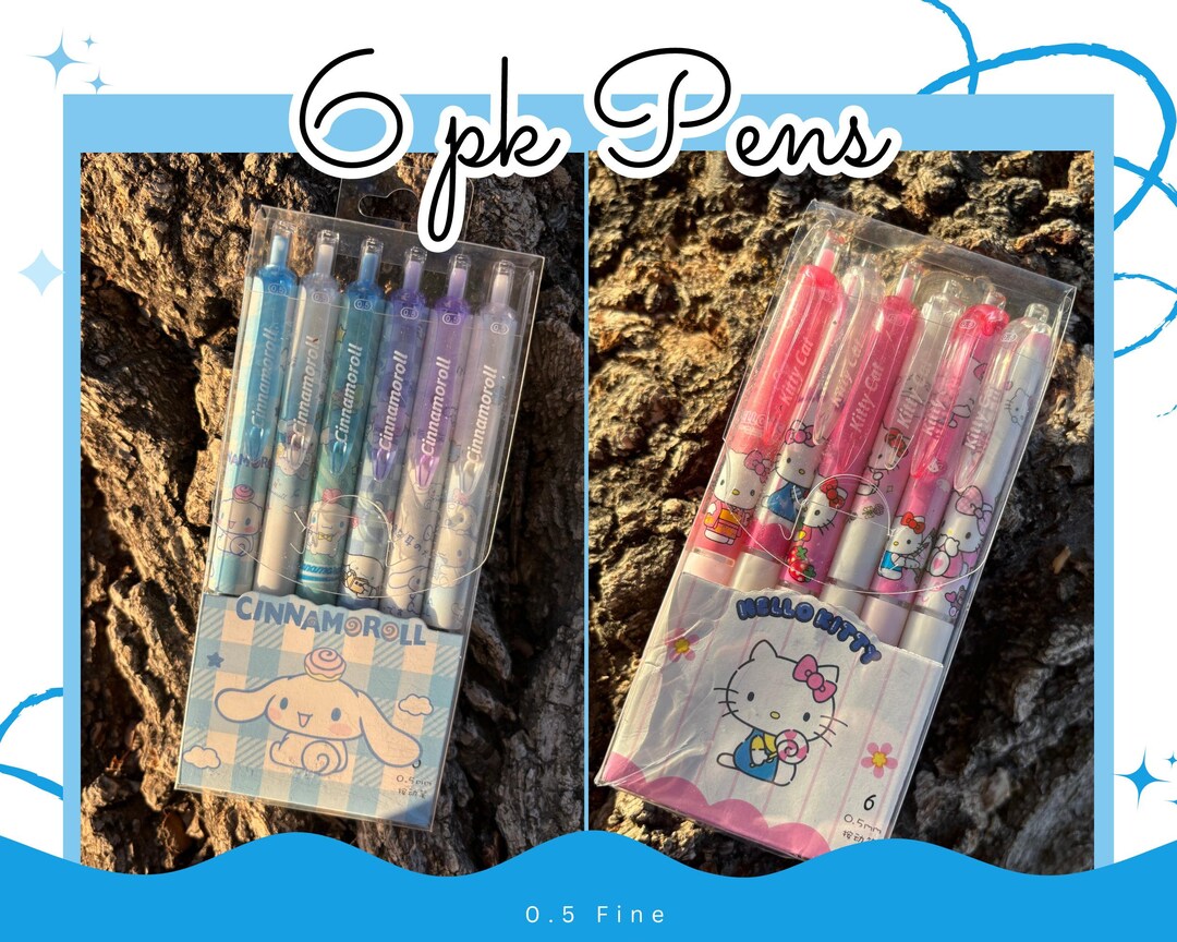 Character Pens - Hello Kat and Friends Solid Colors - Etsy