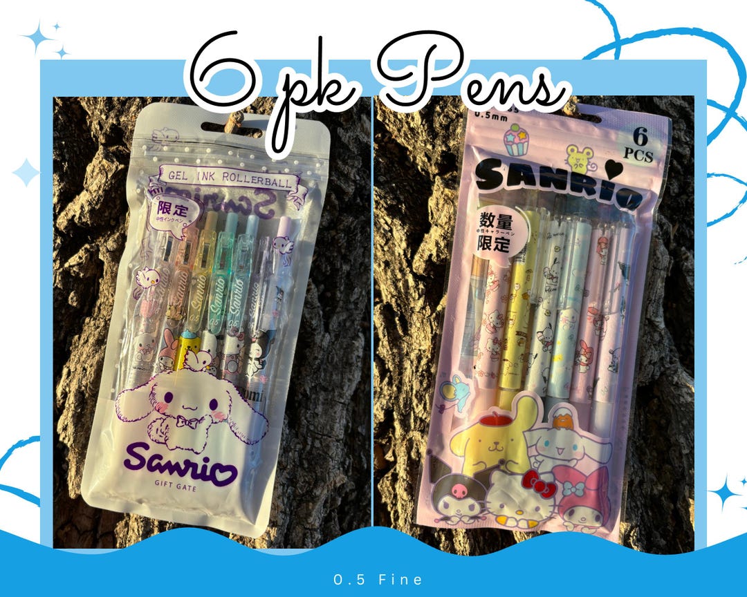 Character Pens - Hello Kat and Friends - Etsy