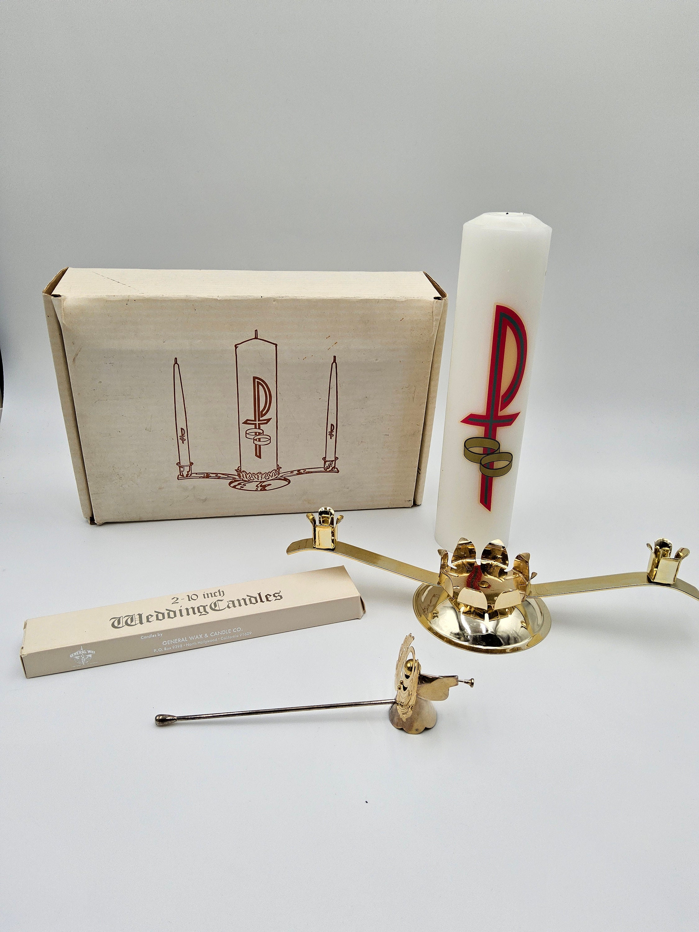 Vintage Wedding Unity Marriage Candle Set Wedding Candelabra Unity ...