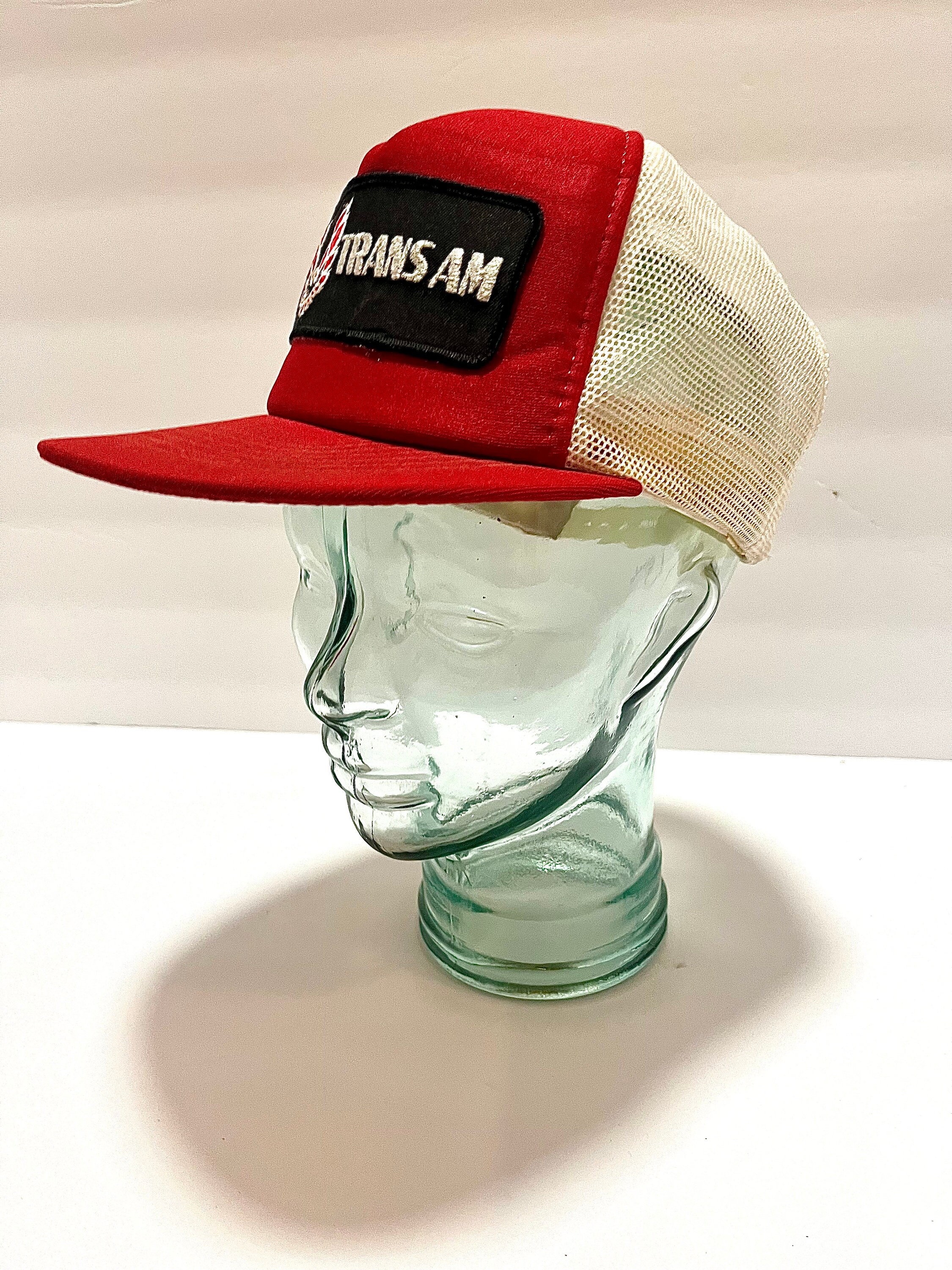 Vintage Trans Am Trucker Hat Red 80s Trans Am Hat Old School Car Hat ...