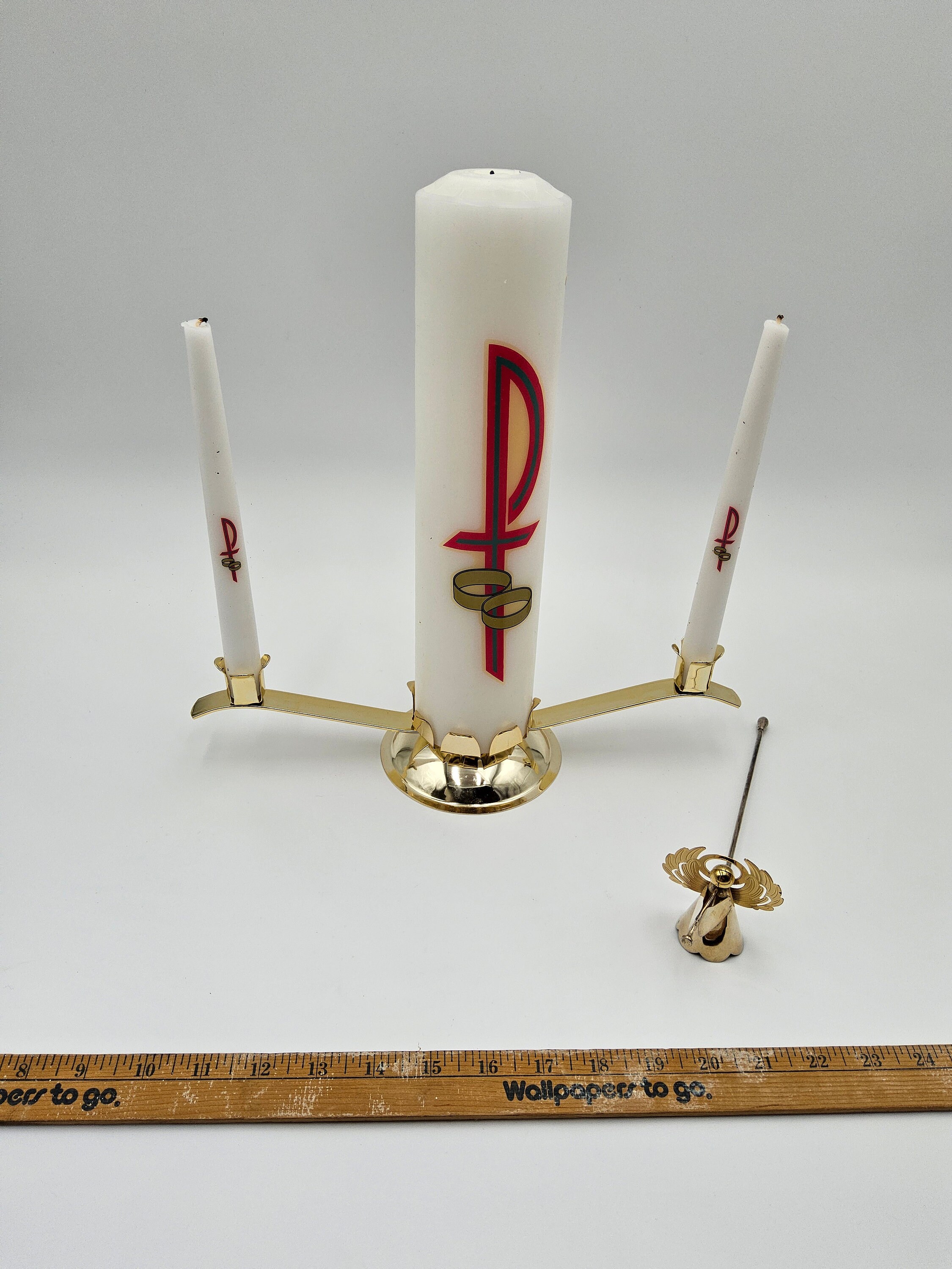 Vintage Wedding Unity Marriage Candle Set Wedding Candelabra Unity ...