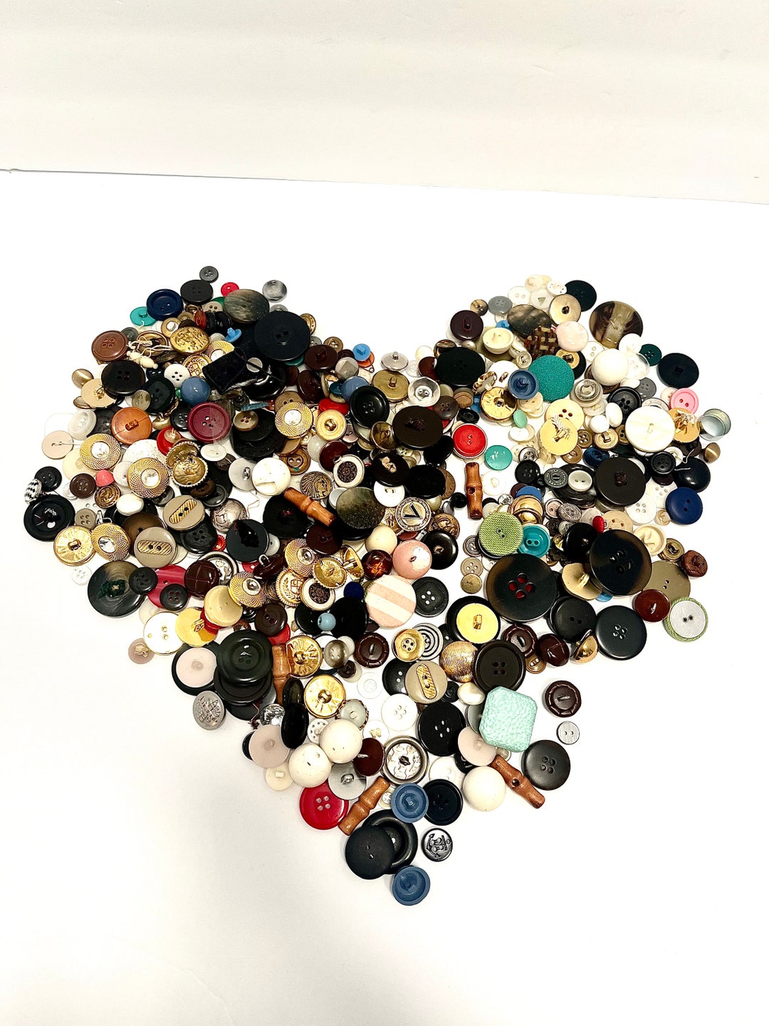 Vintage Button Lot 1970s 1990s Buttons Large Button Collection All ...