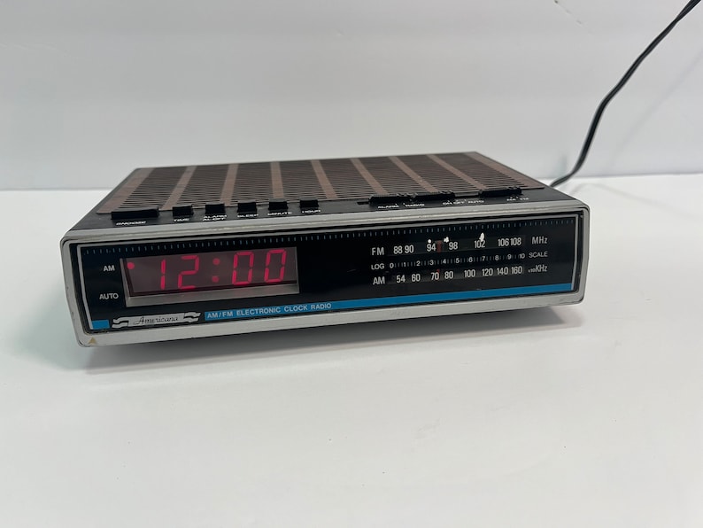 Vintage Digital Alarm Clock 90s Alarm Clock Vintage Table Clock - Etsy