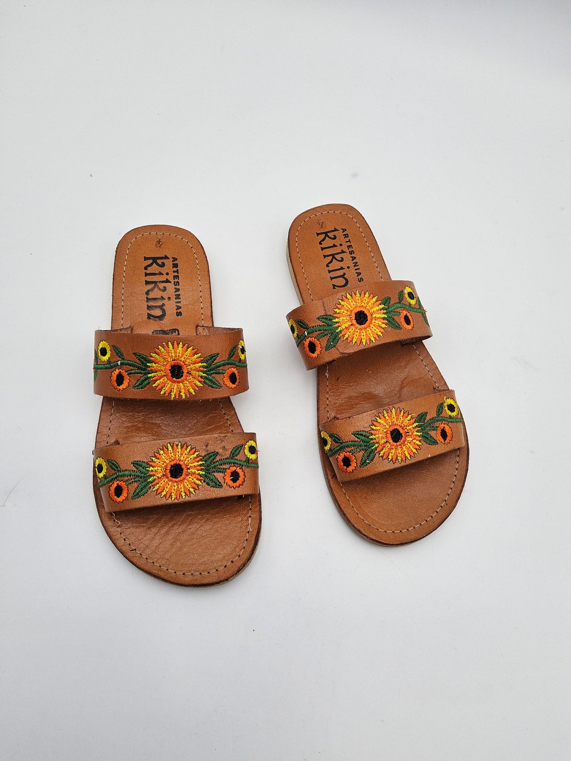 Sunflower Leather Sandals 8 Leather Hauraches Leather Sunflower Sandals ...