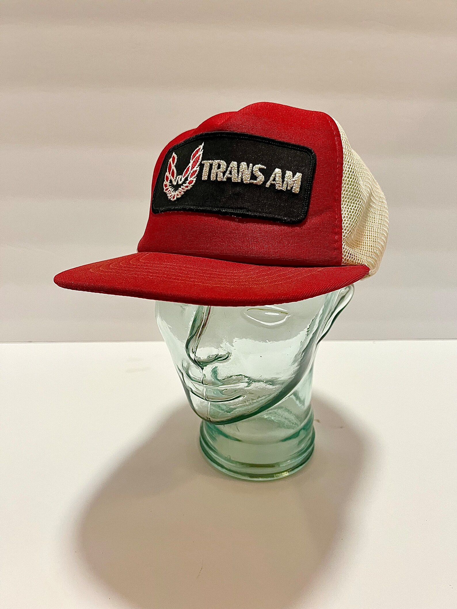 Vintage Trans Am Trucker Hat Red 80s Trans Am Hat Old School Car Hat ...