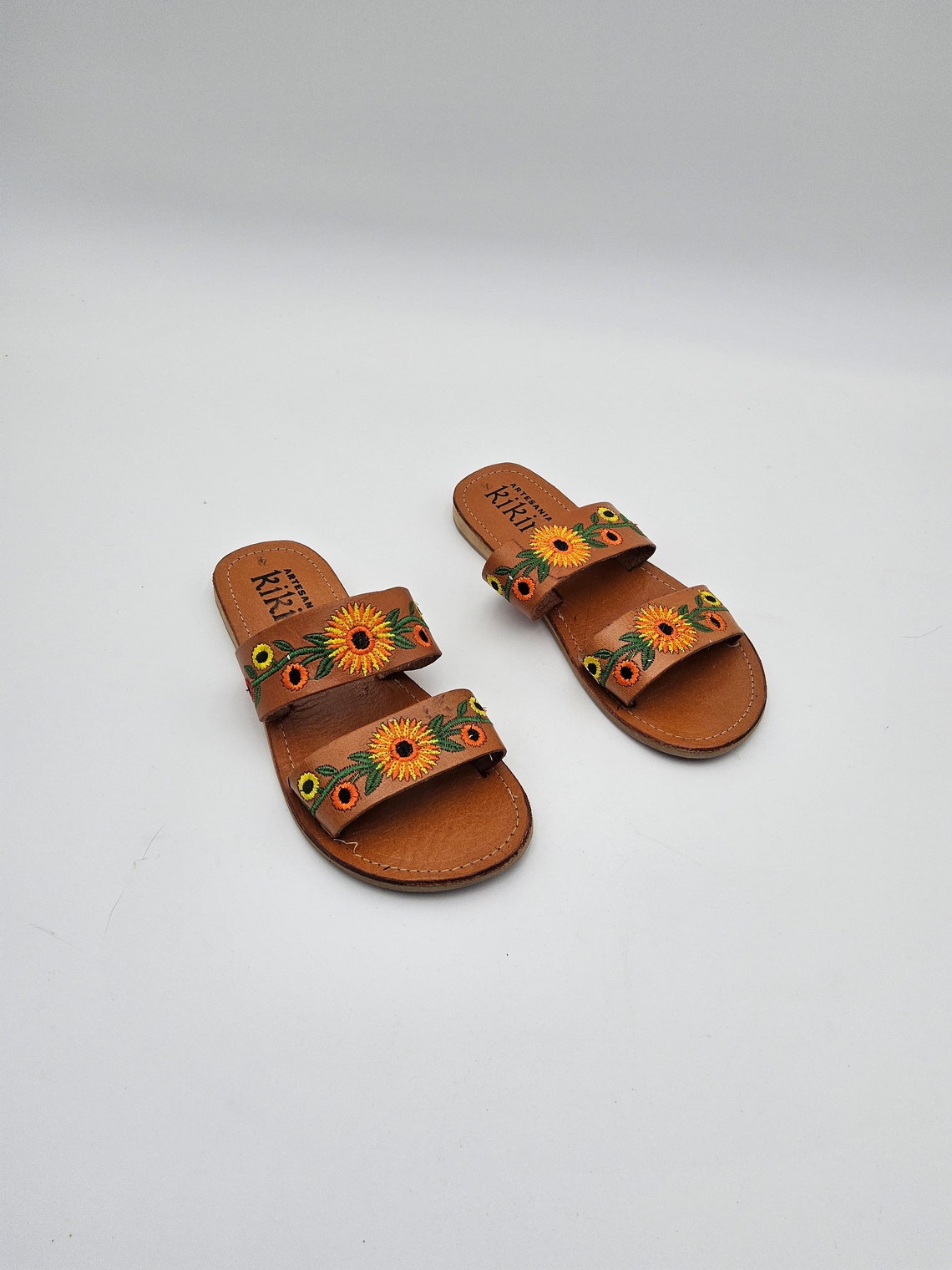 Sunflower Leather Sandals 8 Leather Hauraches Leather Sunflower Sandals ...