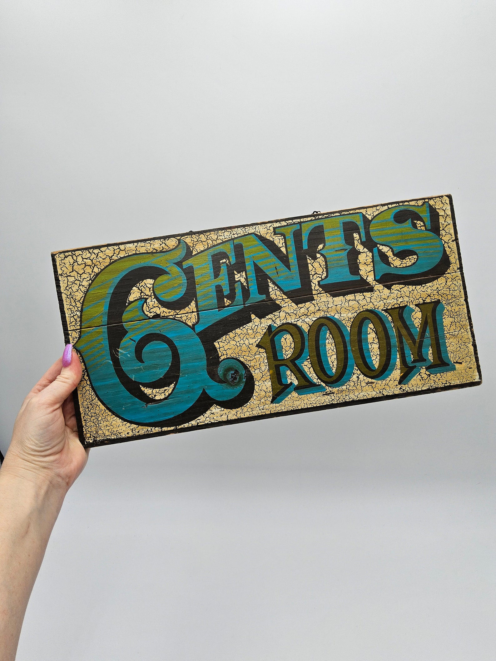 Antique Men's Restroom Sign Wooden Gents Room Sign Antique Restroom ...