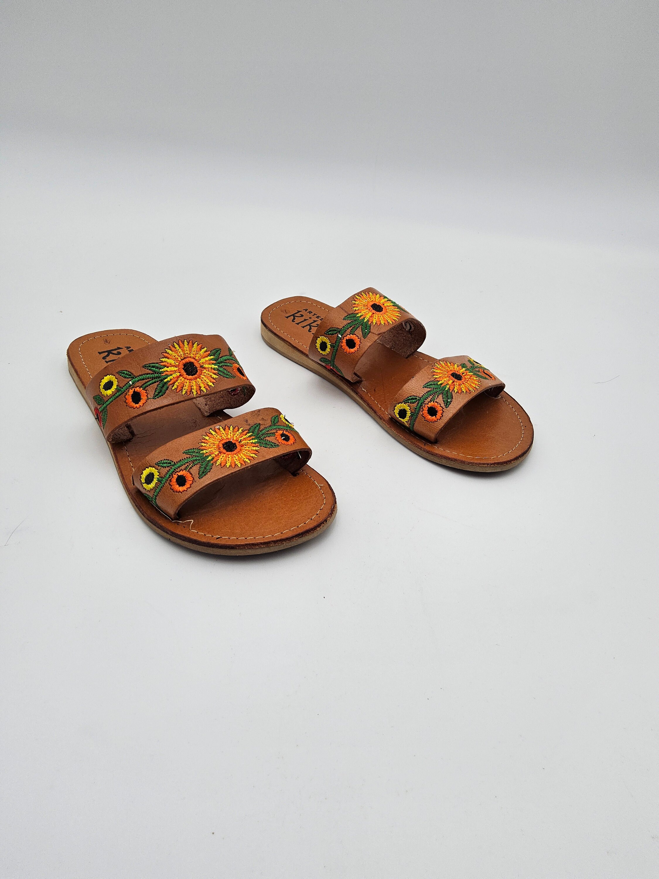 Sunflower Leather Sandals 8 Leather Hauraches Leather Sunflower Sandals ...
