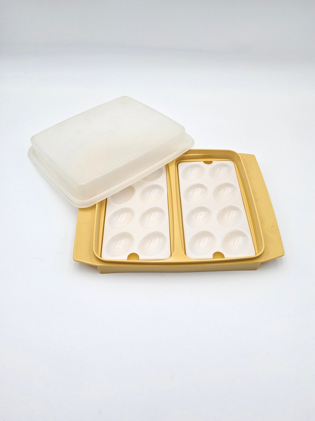 Tupperware Egg Container 1970s Tupperware Deviled Egg Tupperware - Etsy