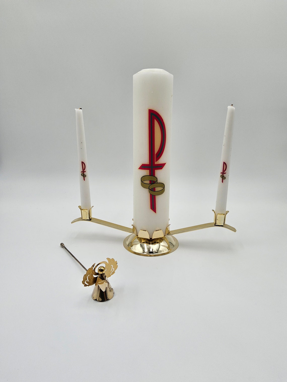 Vintage Wedding Unity Marriage Candle Set Wedding Candelabra Unity ...