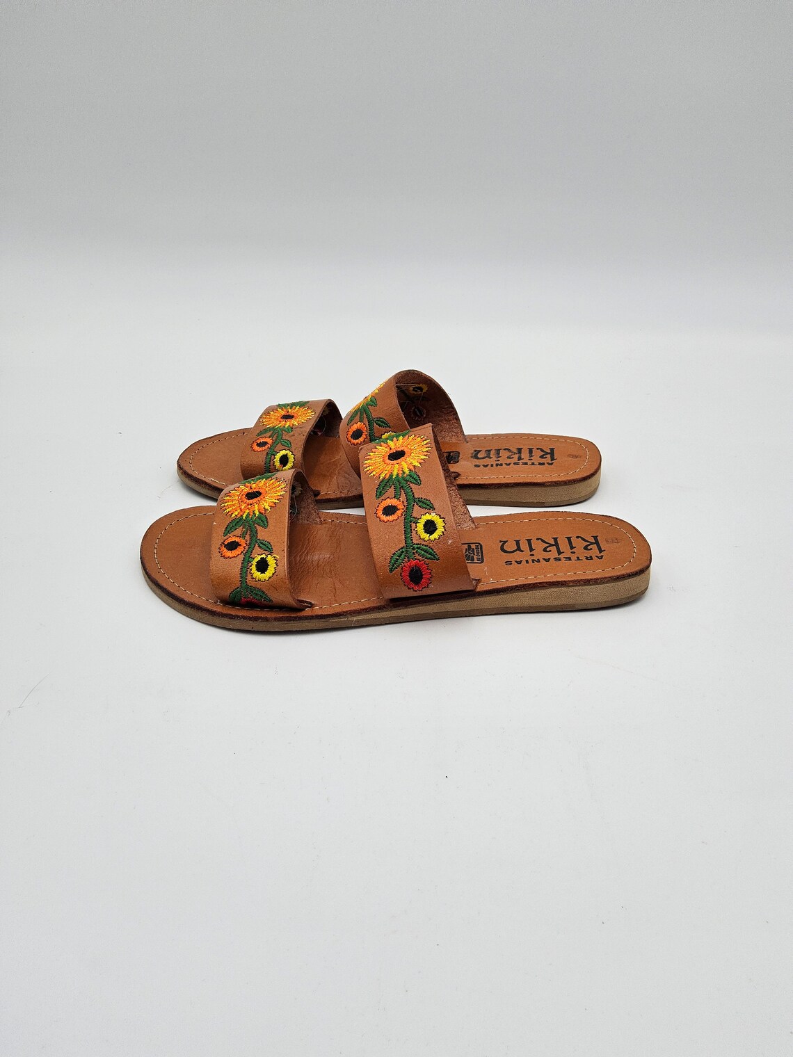 Sunflower Leather Sandals 8 Leather Hauraches Leather Sunflower Sandals ...