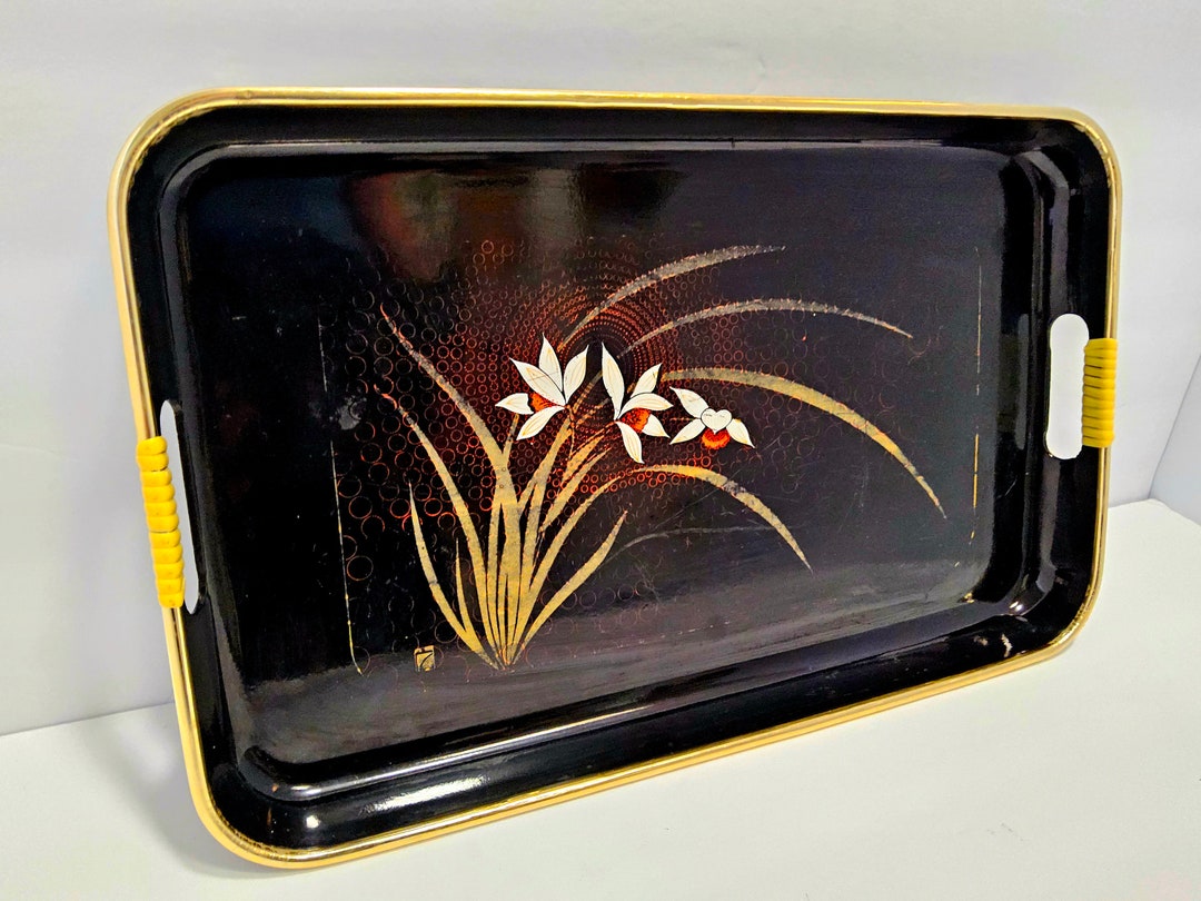 Vintage Japanese Large Serving Tray Vintage TV Tray 80s - Etsy