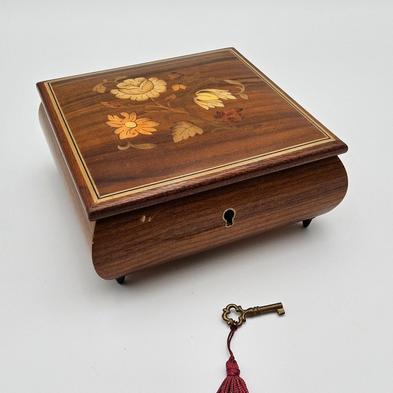 Antique Music Box - Etsy