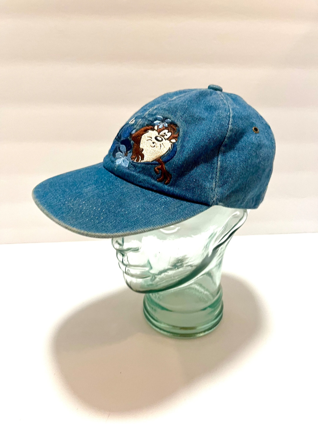 Vintage Tasmanian Devil Baseball Hat 90s Denim Tasmanian Devil Hat ...