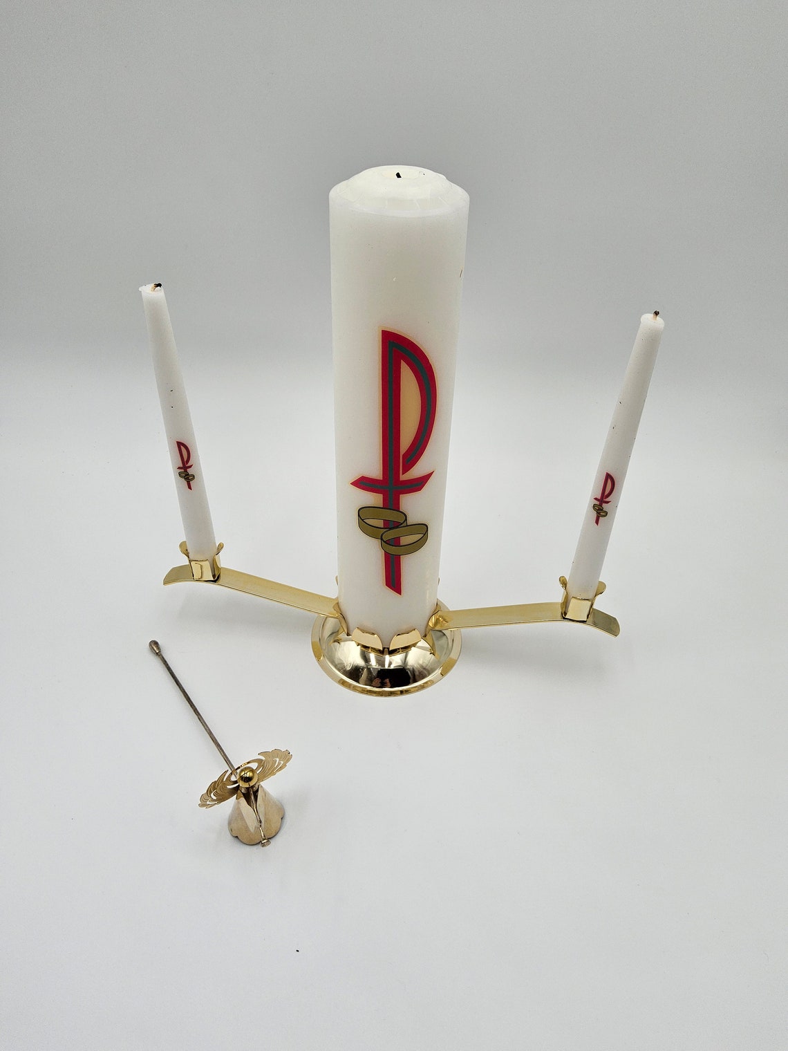 Vintage Wedding Unity Marriage Candle Set Wedding Candelabra Unity ...