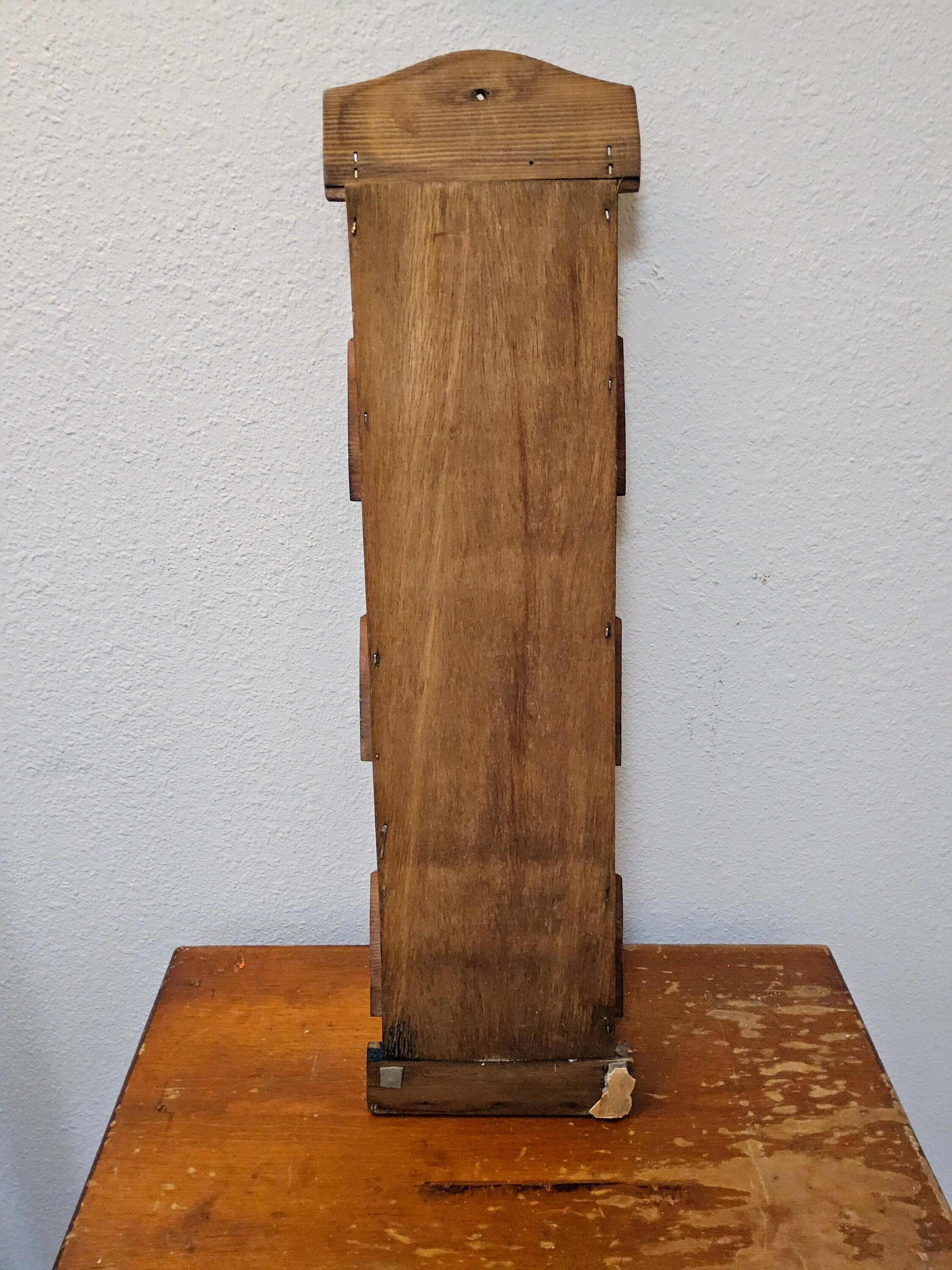 Antique Wooden Letter Organizer Wood Letter Holder Mail Sorter 1970s ...