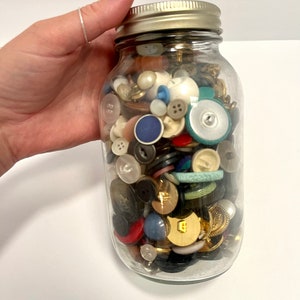 Vintage Button Lot 1970s 1990s Buttons Large Button Collection All ...