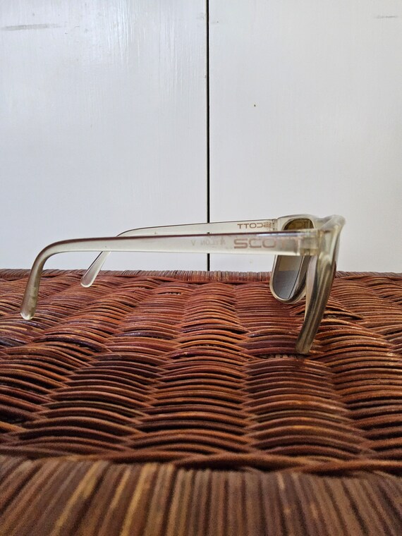 Vintage Scott Sunglasses Clear Frame Sunglasses S Gem