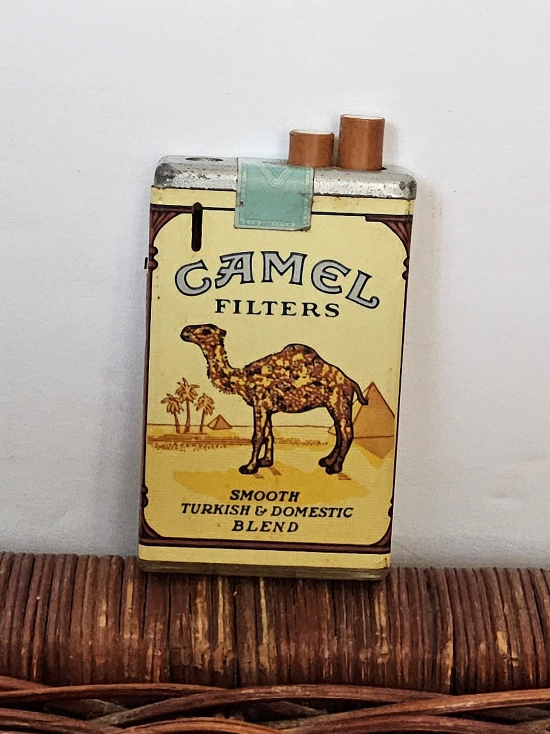 Vintage Camel Cigarette Lighter 1990s Camel Cigarette Memorabilia Camel ...