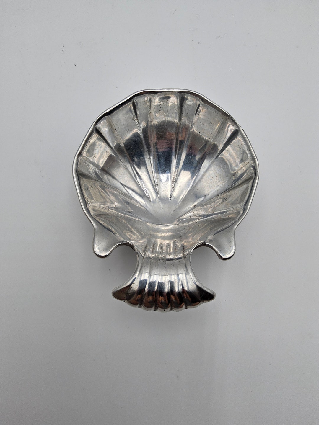 Silver Shell Shaped Dish Vintage Seashell Candy Dish Shell Decor - Etsy