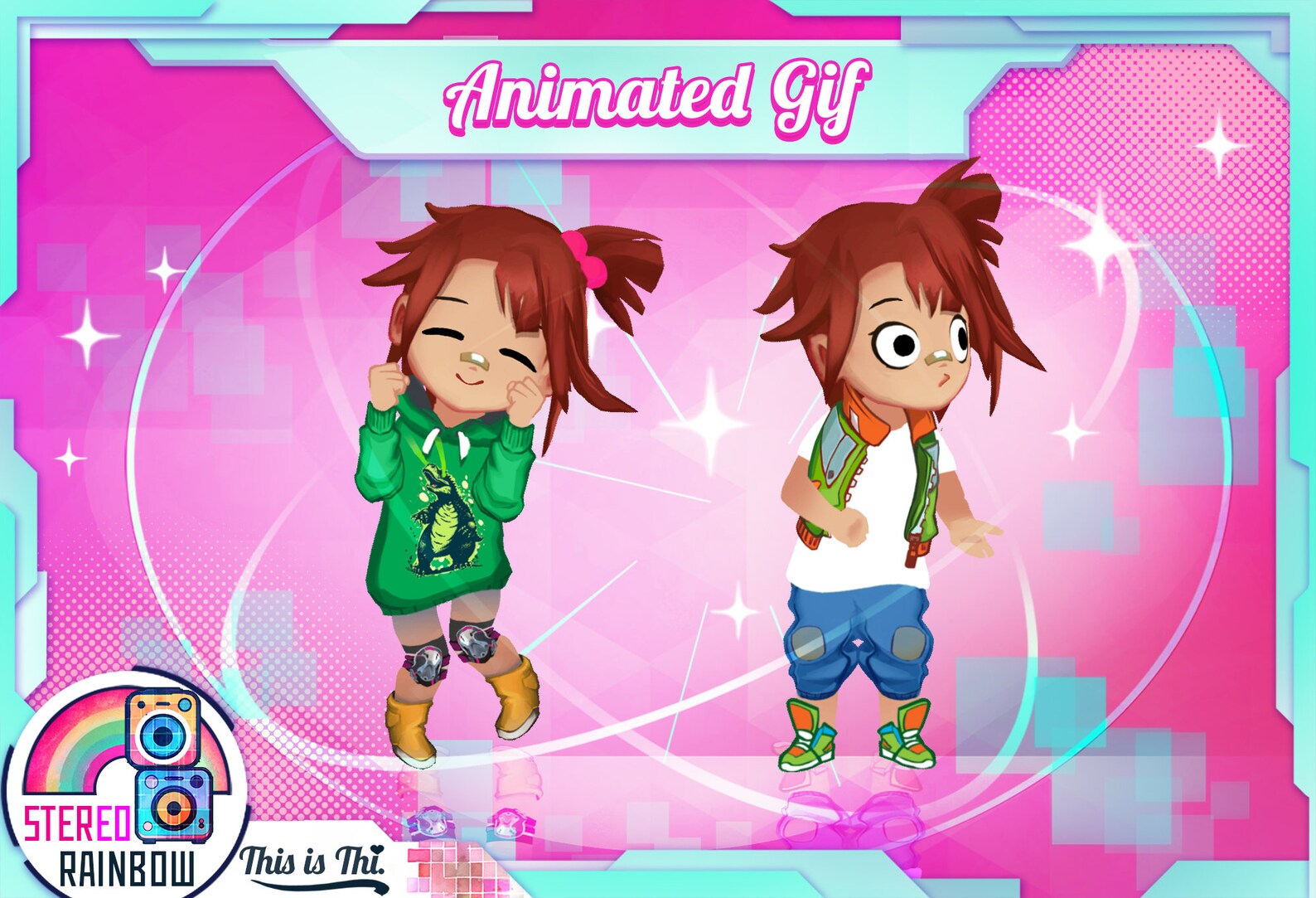 Animated Gif + Static Emote for All Platforms - Etsy