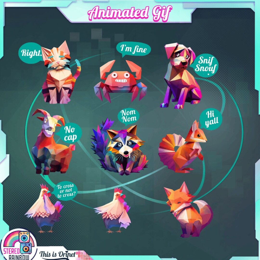 PETSHOP Animated Gif + Static Emote for All Platforms - Etsy