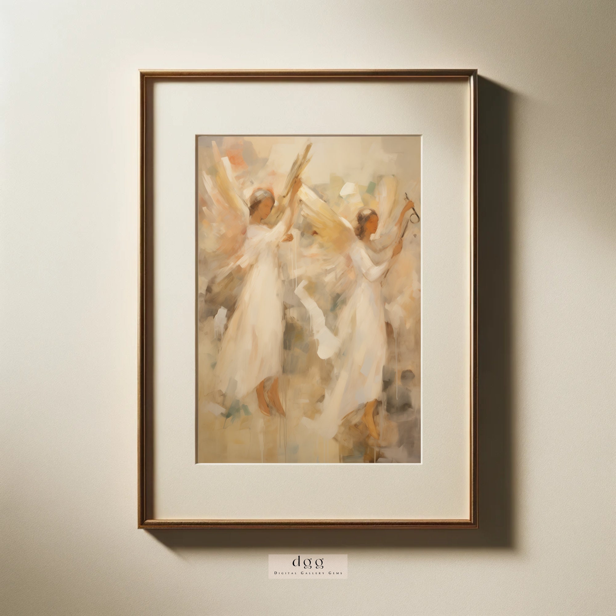 Modern Angel Art / Christian Gallery Wall Set / Art LDS / Christian ...