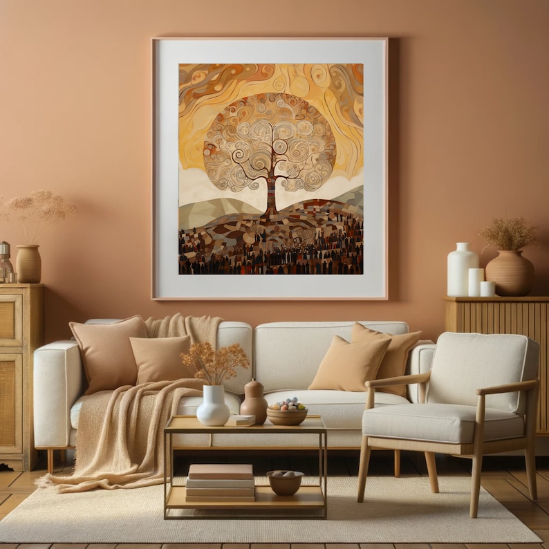 Modern Abstract Tree of Life LDS Art / Lds Wall Art / Christian Decor ...